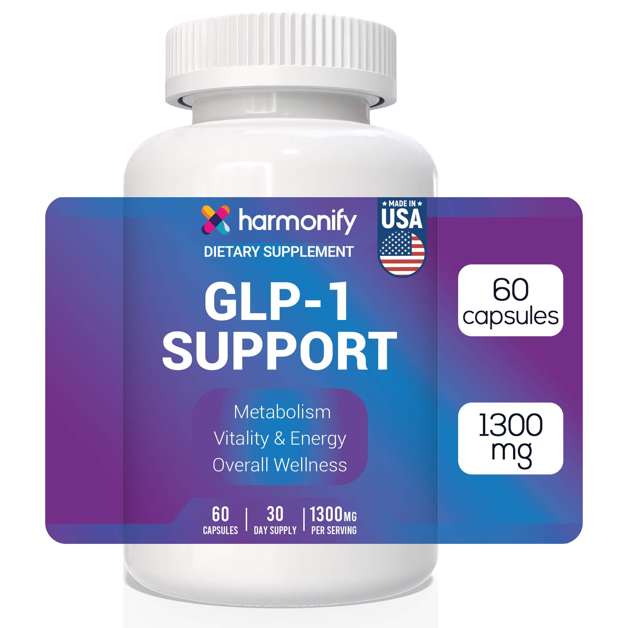 Harmonify GLP-1 Support Supplement - 365 Nutrition